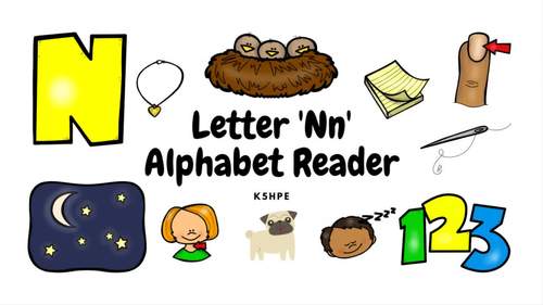 Letter 'Nn', Alphabet Reader, Voice-Over Video, Phonics, eBook | TPT