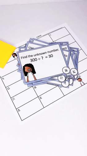 4th Grade Go Math Chapter 4 Division Review by Handy Hanlon Creations