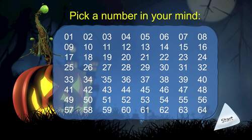 Halloween Magic Show | Number Game | Classroom Game | Editable | TPT