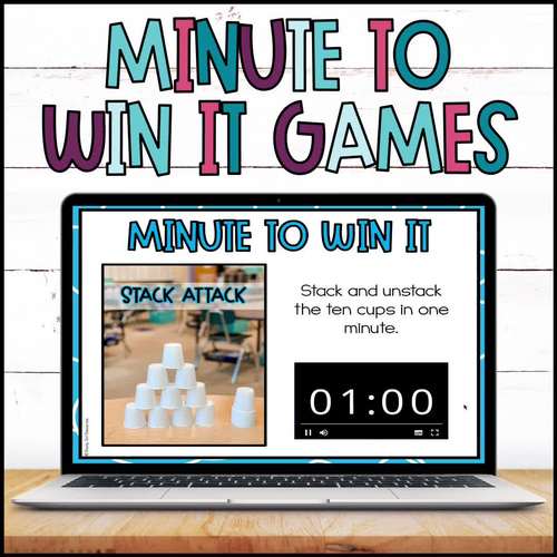 Minute to Win it Games for Building Classroom Community or Class Rewards