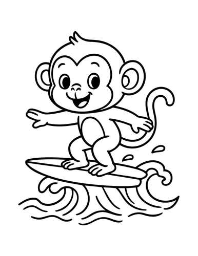 Animal All-Stars Coloring Pages | 45 Funny Sports Adventure Designs