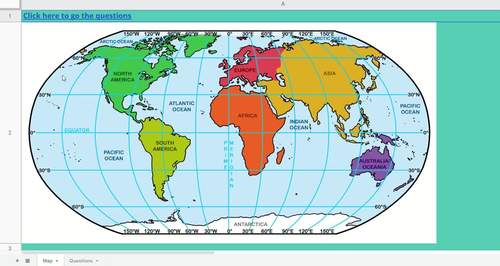 Latitude and Longitude Digital Mystery Picture Activity | Halloween Pumpkin