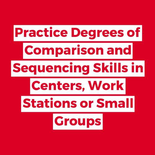 Compare and Sequence Binder Activities by File Folder Heaven | TPT