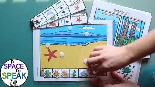 Ocean Speech Therapy Thematic Unit for Preschool and Lower Elementary