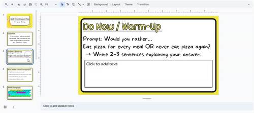 Get-to-Know-You Paragraph Writing by Love and Literacy Lane | TPT