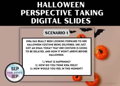 Halloween Perspective Taking Scenarios For Older Students-Digital Slides