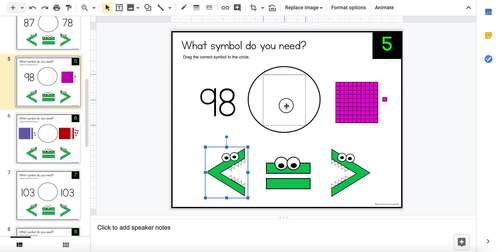 Numbers 1-120: Compare it! Task Cards for Distance Learning by Shannon ...