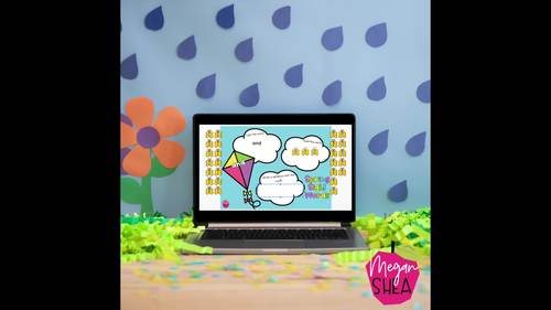 Spring Digital Sight Words for Google Slides Distance Learning by Megan ...