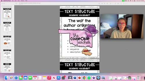 academic vocabulary / ELA/ boho rainbow / poster by The Cozie Okie Teacher