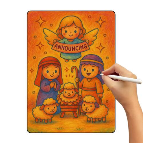 Nativity Coloring Pages | Cute Christmas Bible Story Activity for Kids