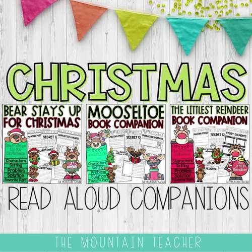 Christmas Reading Comprehension BUNDLE | Book Companions with Writing ...
