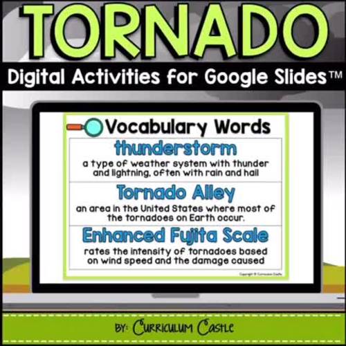 Tornadoes: Digital Activities for Google Slides™ by Curriculum Castle