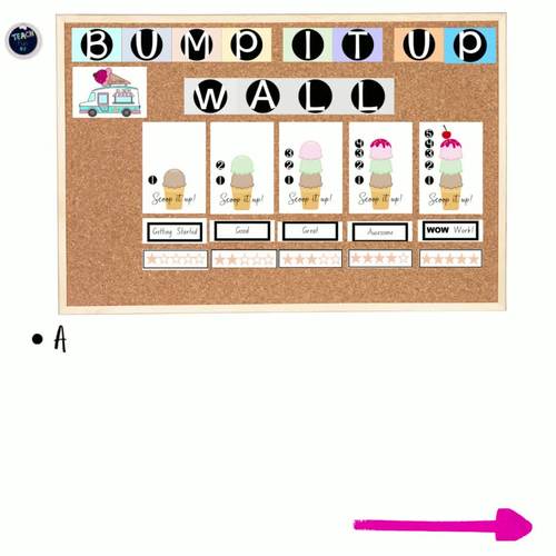 Bump It Up Wall Base Charts - Sunflower Set billboard letters posters