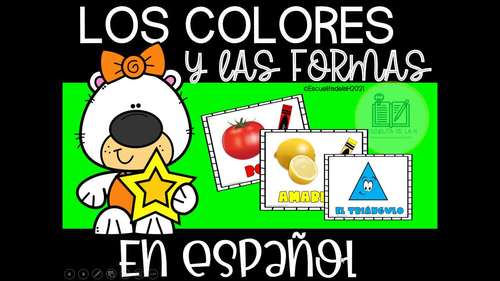 Los Colores y Las formas en Español - Colors and Shapes Posters in Spanish