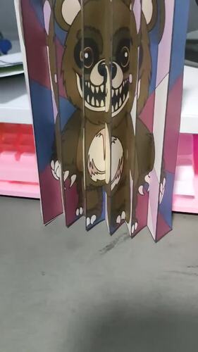 Halloween Crafts Animatronics Bear Monster mechatronic puppet Activities