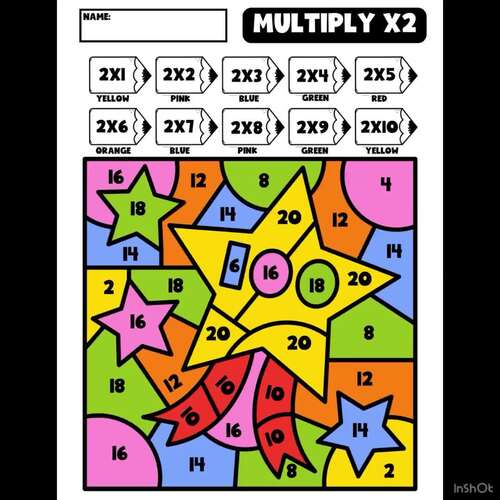 3rd Grade 100th Day of School Multiplication Worksheets: 2s, 5s and 10s