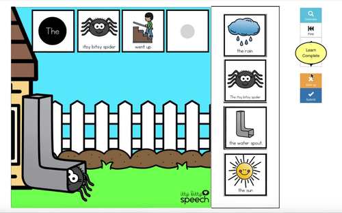 Adapted Nursery Rhyme Bundle for Speech & Language Therapy (+BOOM Cards)