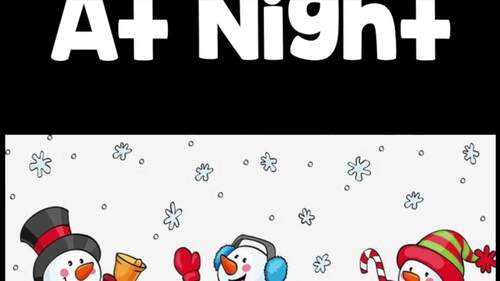 Snowmen At Night Class Book by Early Childhood Rox | TPT