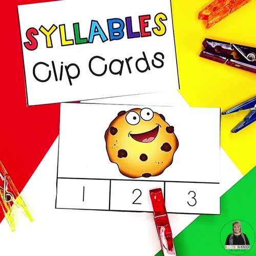 Literacy Bundle Clip Cards Rhyming CVC CVCE Beginning Sounds Phonics