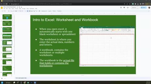 Excel Starter Bundle - Google Slides, Worksheet and Assignment | TPT