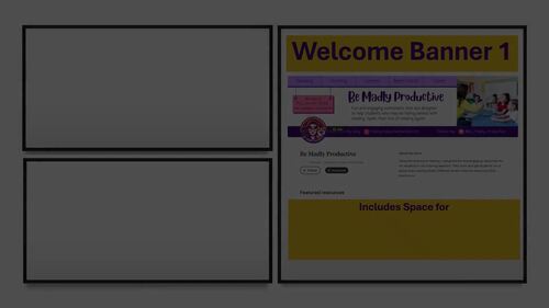 NEW 2024 TPT Store Banner Template | Canva Editable Header Designs ...