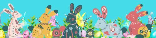 Easter Bunny ANIMATED Virtual BANNERS | Fun animated banners GOOGLE ...