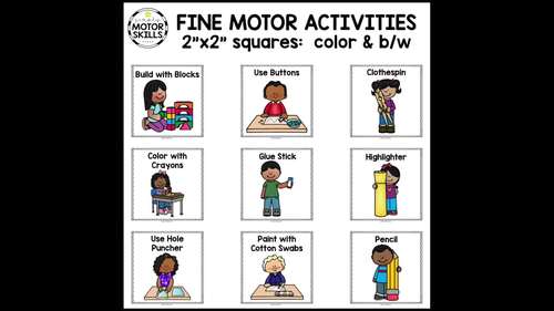 GROSS MOTOR VISUALS - Signs, Cards, First Then, Schedule, Token, Choice ...