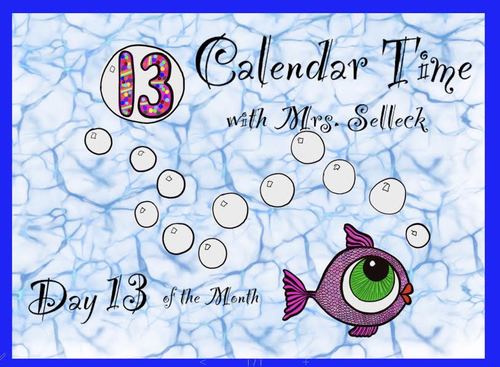 Calendar Time with Richelle Selleck, Day 13 of the Month | TPT