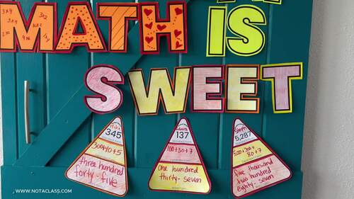 halloween candy corn math activity standard, expanded & word form ...