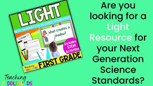 Light Unit | 1st Grade | Next Generation Science Standards | STEM ...
