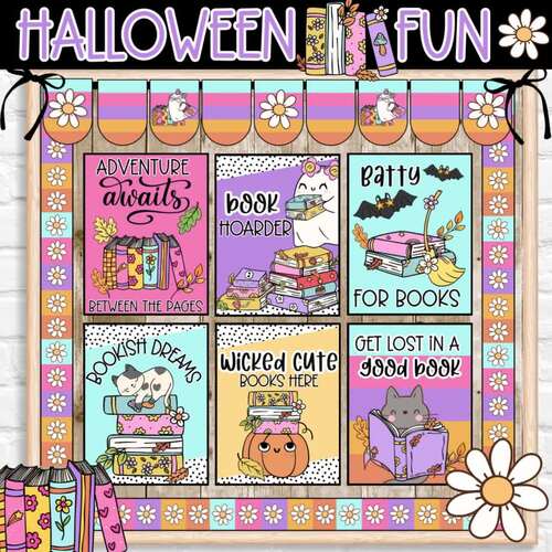 EDITABLE Halloween Posters | Bulletin Board Kit for October Editable in ...