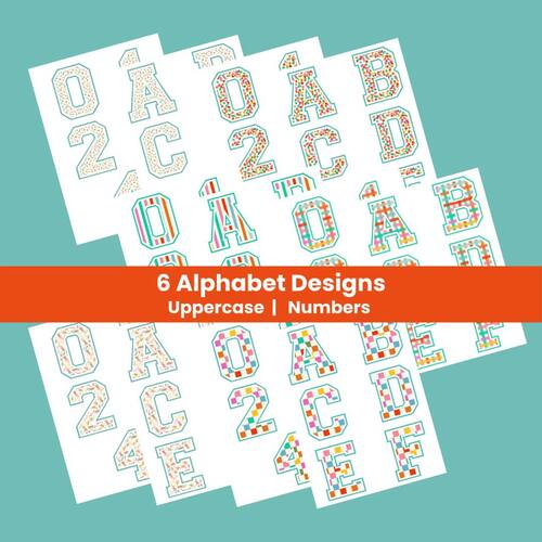 Happy Celebration Bulletin Board Letters, Numbers, and Borders ...