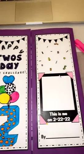 Twos Day Math Challenge Craftivity 2-22-22 $2.22 by ATravelingMaestra