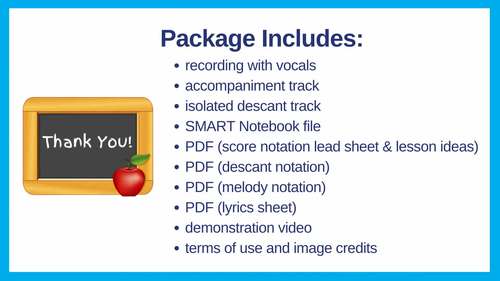 Teacher Appreciation Song Package - Adaptable for Other Groups | TPT