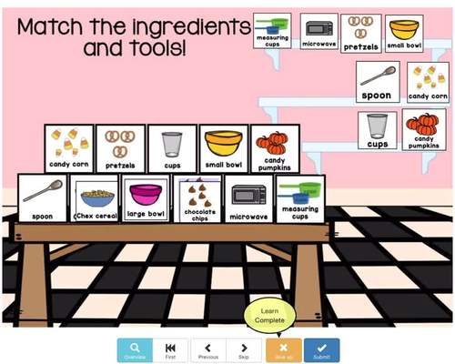 Visual Recipe BOOM Cards™ | Harvest Trail Mix | Speech Therapy | TPT