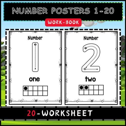 Number Posters 1-20 by Lib Anatomy school | TPT