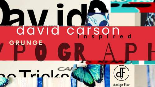 David Carson Poster