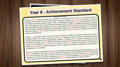 V9 MATHS Year 8 Learning goals/Intentions & Success Criteria - 100% ...