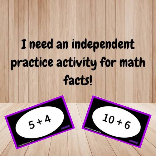 Digital: Addition Math Facts (0-10) Which Equation Game | TPT