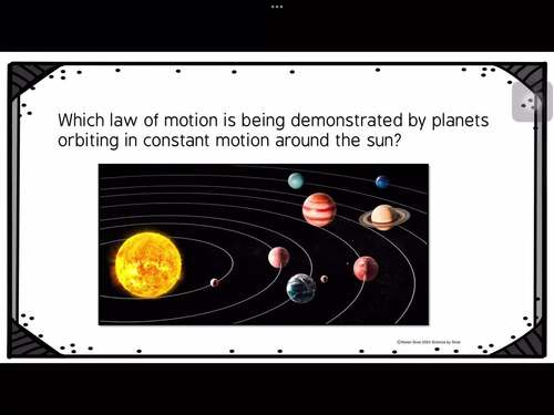 Newton’s THREE LAWS OF MOTION POWERPOINT With 2 Differentiated Workbooks