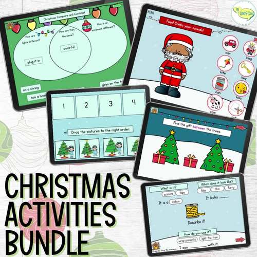Christmas Articulation and Language Boom Cards™ Mega Bundle | TpT