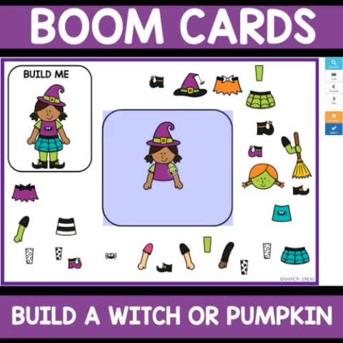 Halloween Activities for First Grade using Boom Cards | TPT