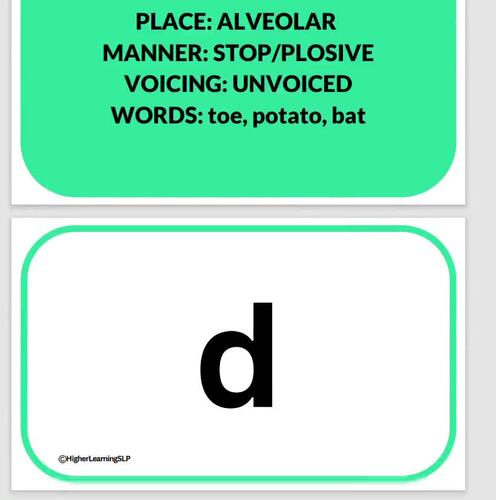 VOWEL & CONSONANT PHONETIC FLASHCARD BUNDLE by Higher Learning SLP