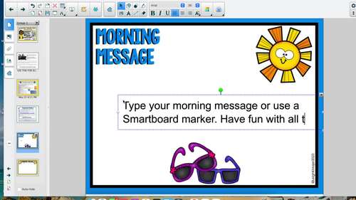 2026 June & July Calendar and Math Pack for Smartboard! by Leigh Majer