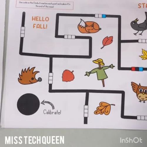 Ozobot Maze Activity Fall Makerspace Stations Coding Activities Worksheets