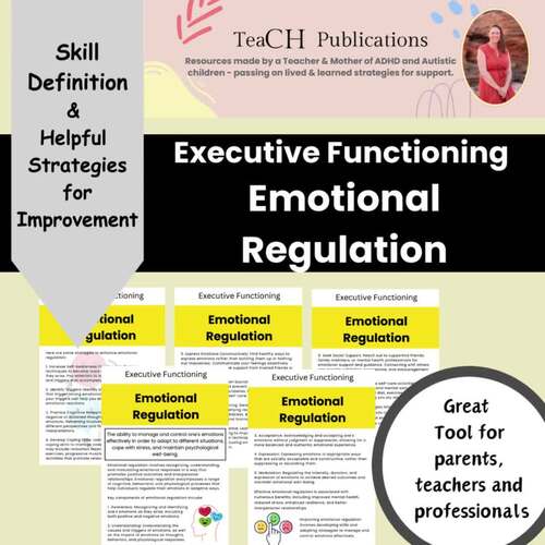 ADHD Executive Functioning Emotional Regulation Autism Spectrum Behavior Support