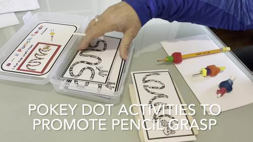 Fine Motor Punch Dots: Numbers and a - z sequences WINTER ANIMALS