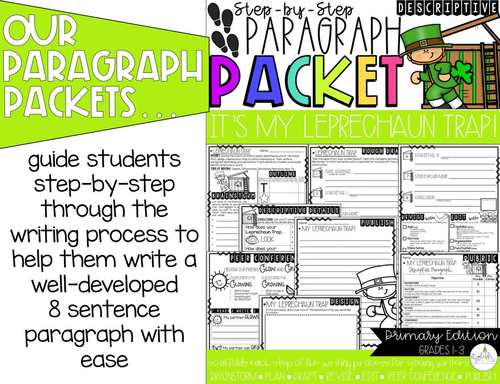 It's My Leprechaun Trap Paragraph Packet | Descriptive Paragraph Writing