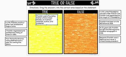 Benjamin Franklin DIGITAL Interactive Notebook | Choice Board by Think Tank