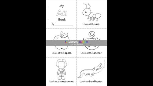 Beginning Sounds Mini Books l Australian Spelling A4 Paper Printing